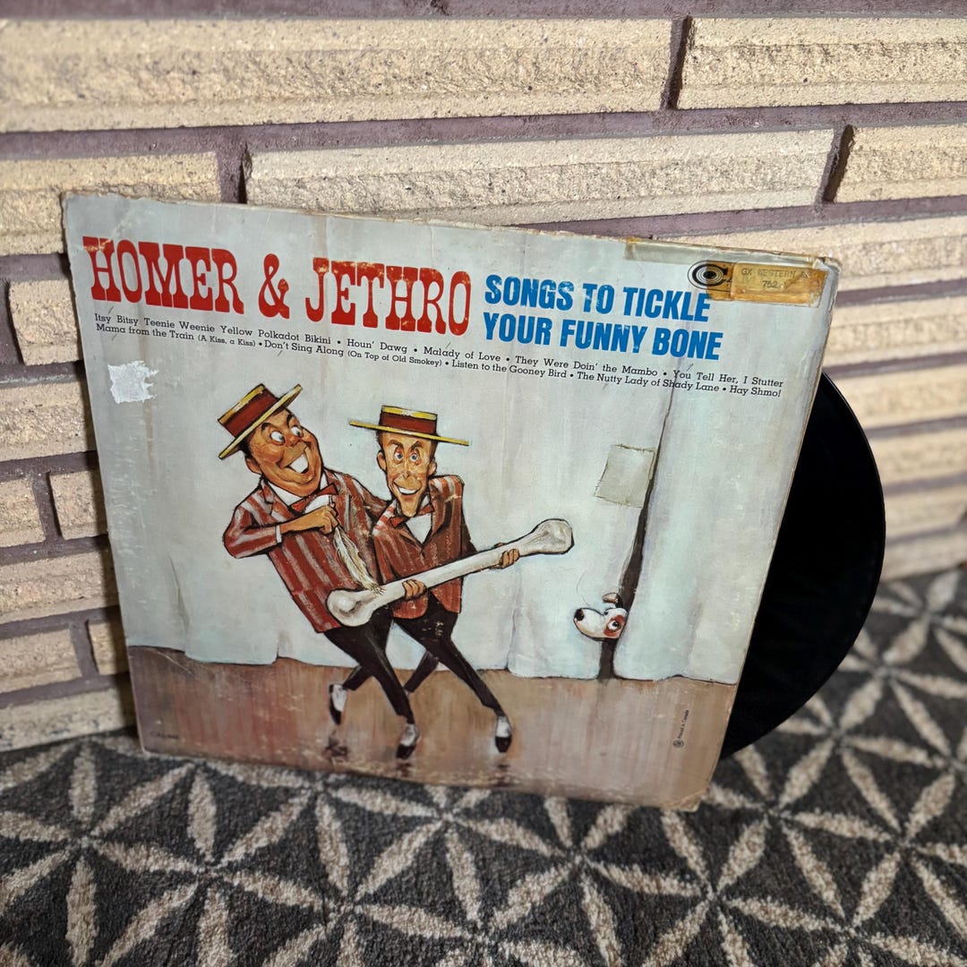 Vintage 60's "homer & Jethro Songs to Tickle Your Funny Bone" Record ...