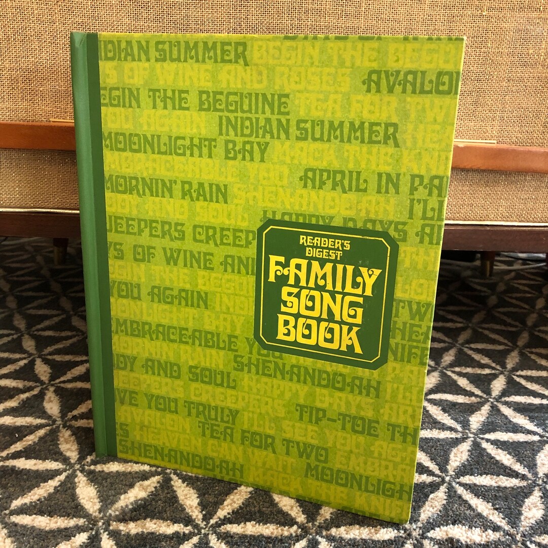 Vintage 70's "reader's Digest Family Song Book" - 1980 - Old Time Music ...