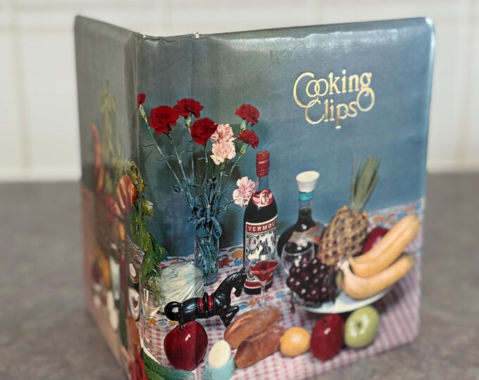 Vintage 60's "cooking Clips" Recipe Album Holder - Recipe Holder ...