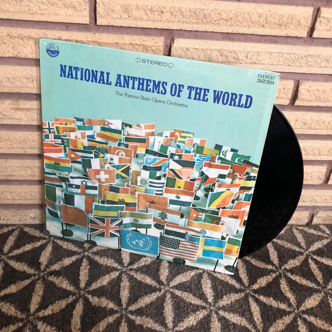 Vintage 70's "national Anthems of the World" Record - Vienna State ...