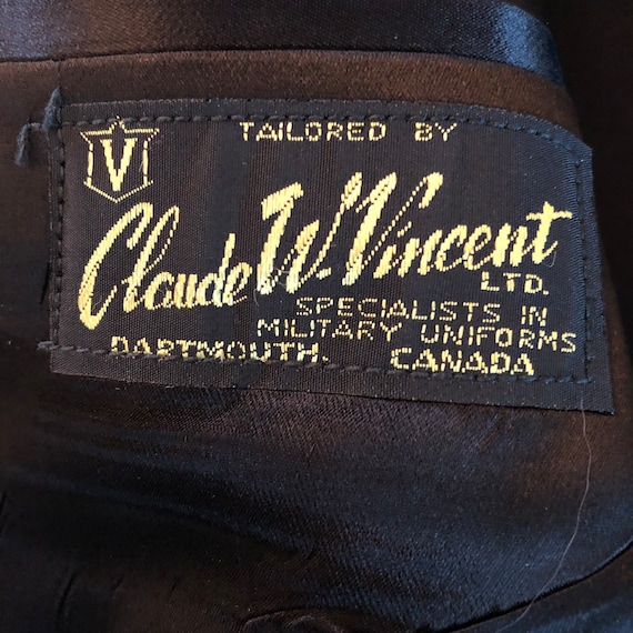 Vintage Canadian Military Uniform Jacket - Black Wool… - Gem