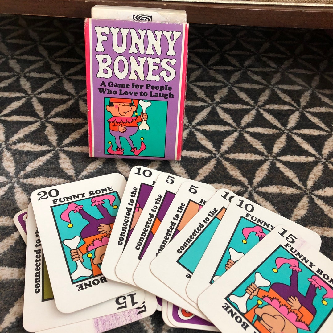 Vintage 60's "funny Bones" Card Game - 60's Adult Game - 60's Parker ...