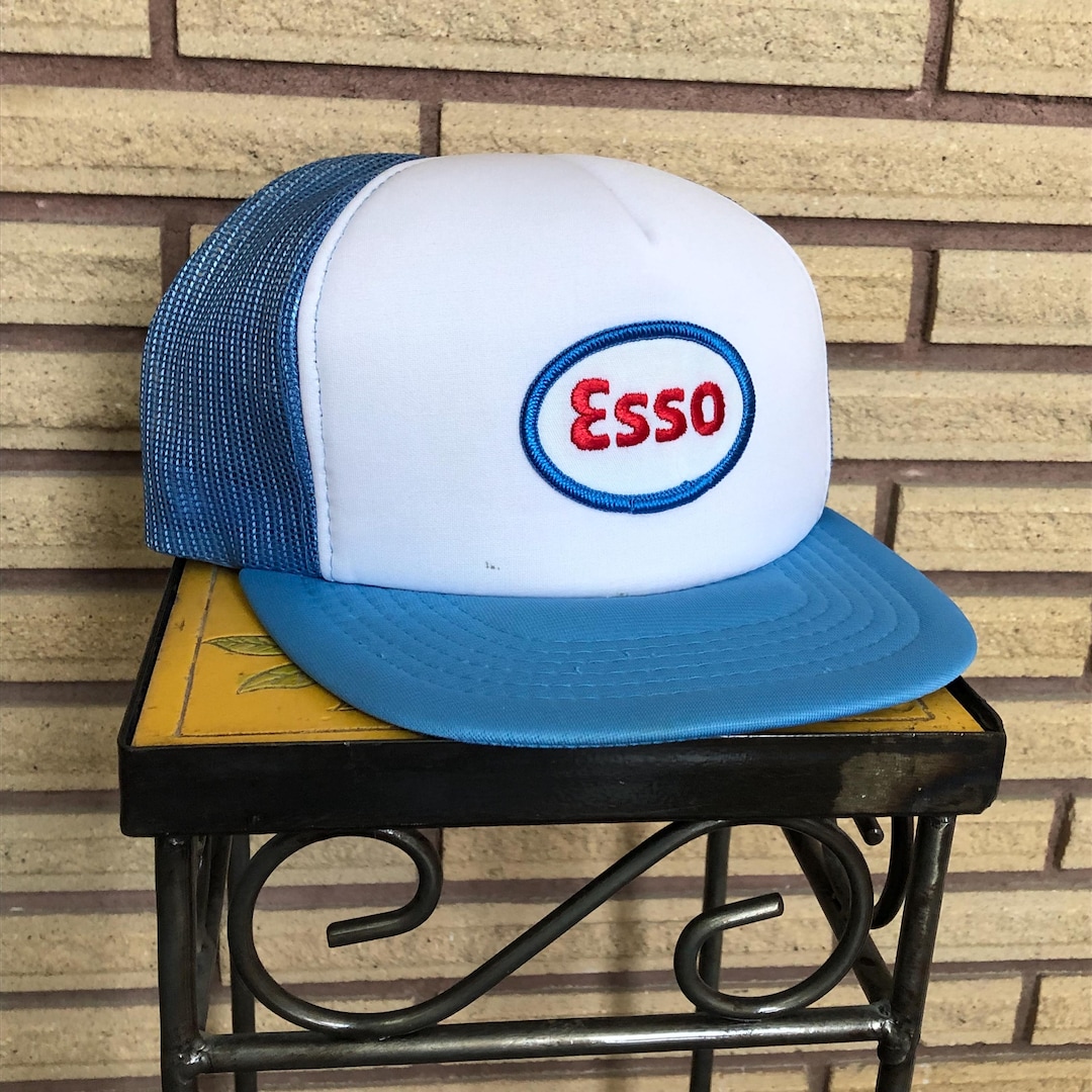 Vintage 70's Esso Ball Cap 70's Esso Advertising 70's Esso Souvenir ...