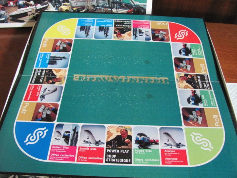 Vintage 70's billionaire Board Game 2 to 4 | Etsy