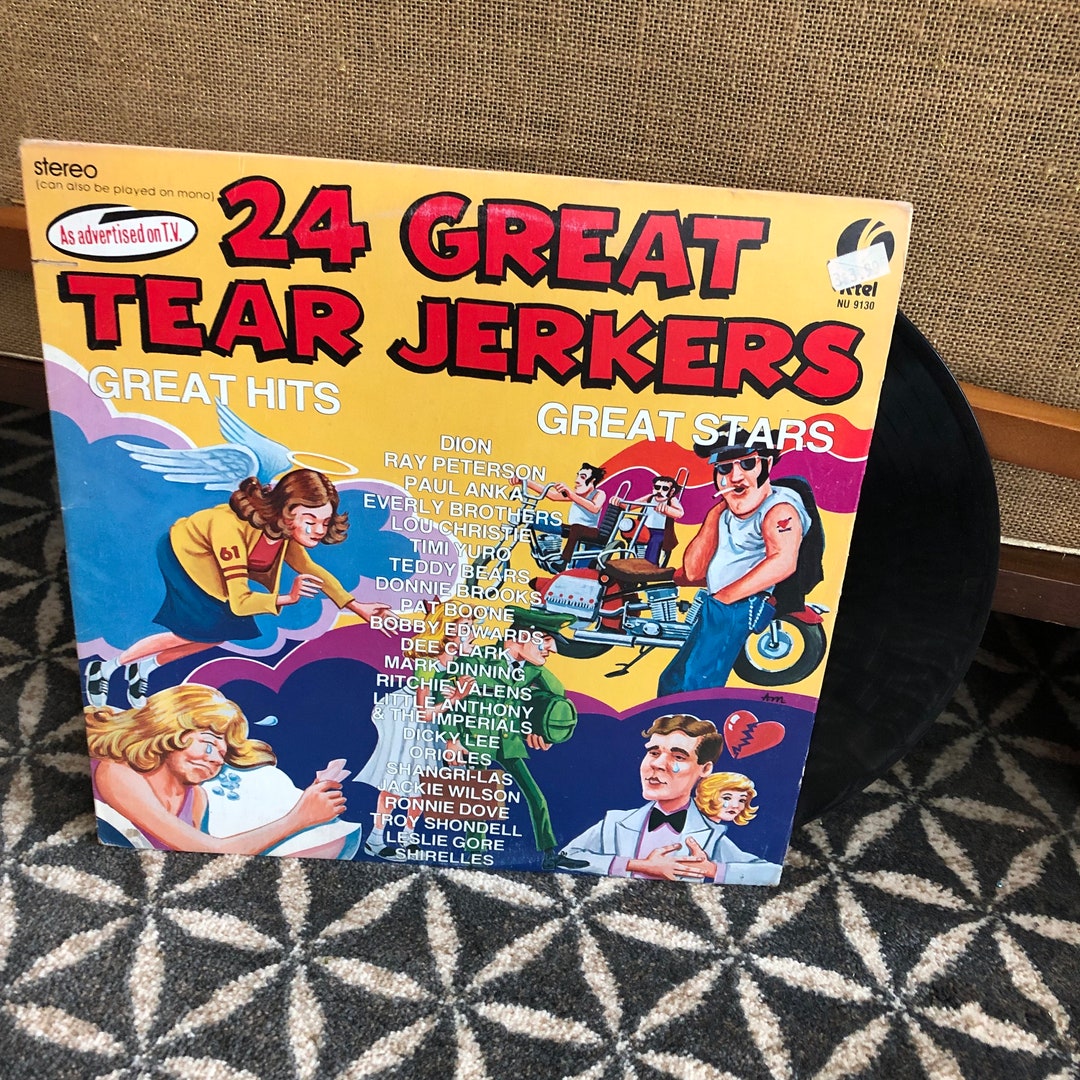 Vintage 70's K-tel "24 Great Tear Jerkers" Vinyl Record - as Advertised ...