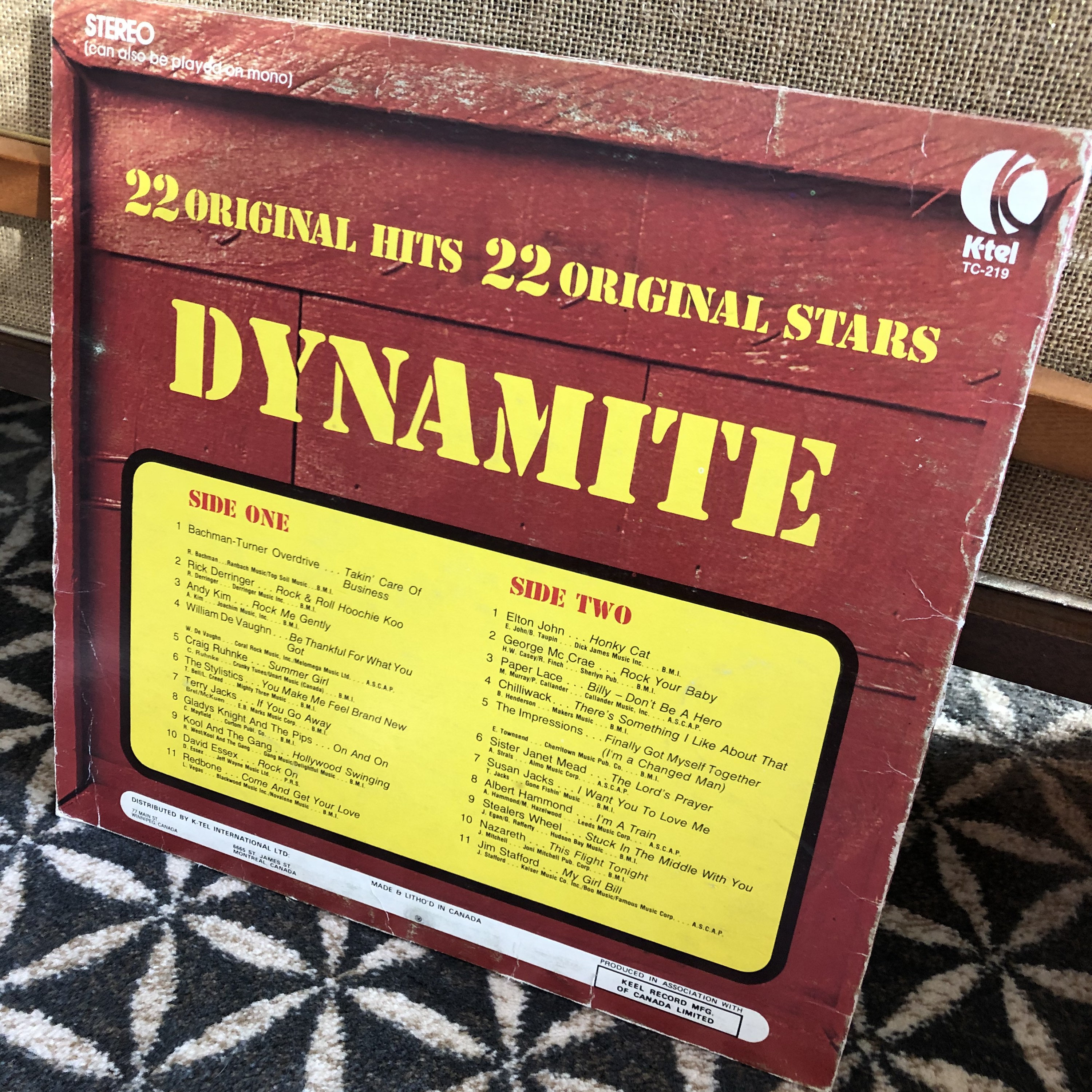 Vintage Dynamite 22 Original Hits and Songs K-Tel | Etsy