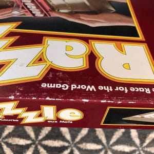 Vintage 80's "razzle" the Race for the Word Game" - Parker Brothers ...