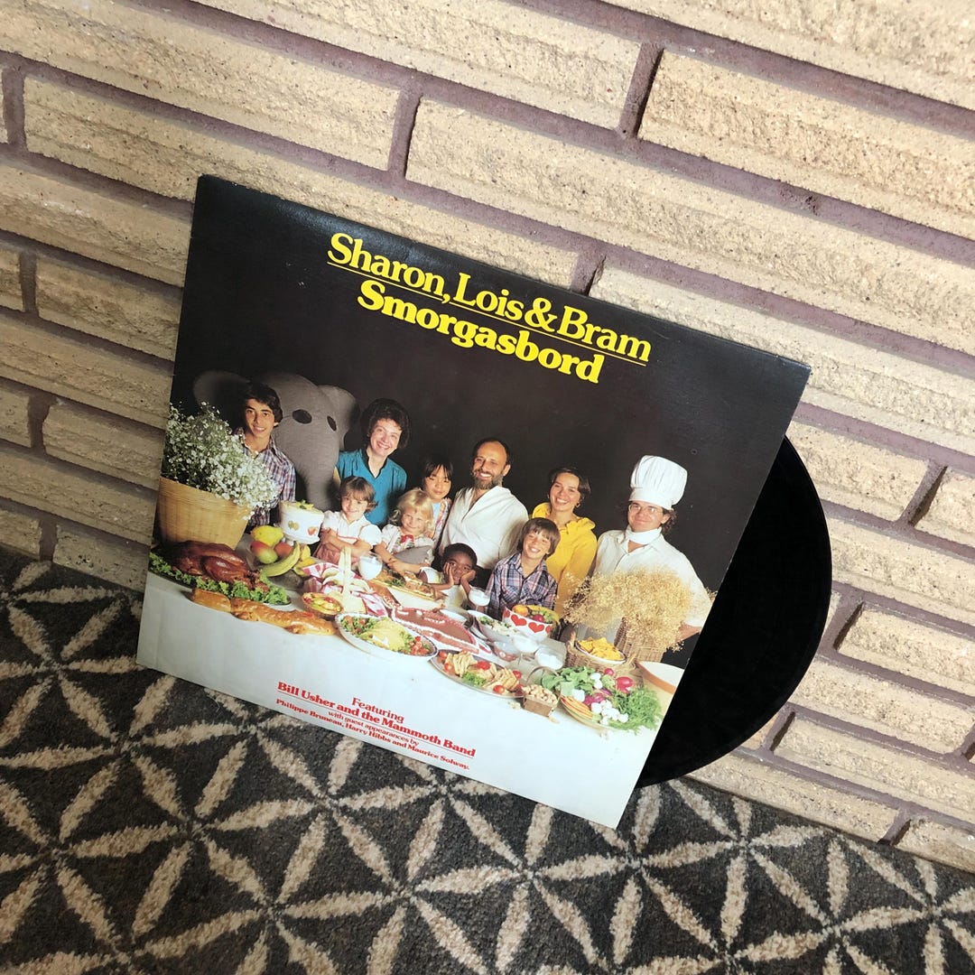 Vintage 70's Sharon, Lois & Bram smorgasbord Children's Vinyl Record Album 1979 Canada Children ...