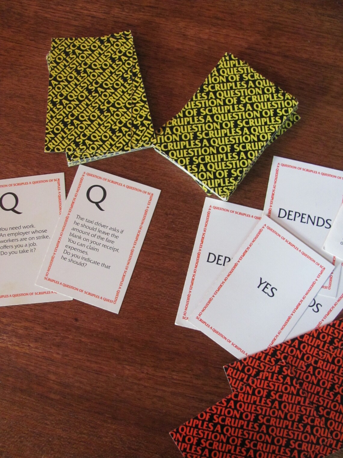 Vintage 80's a Question of Scruples Board Game - Etsy