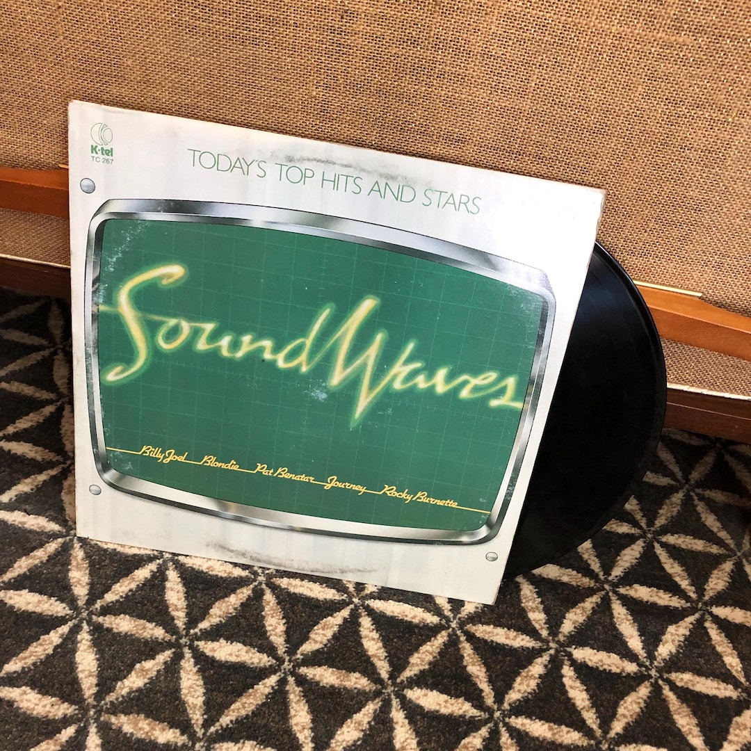 Vintage 80's K-tel "sound Waves" Vinyl Record - Today's Top Hits ...