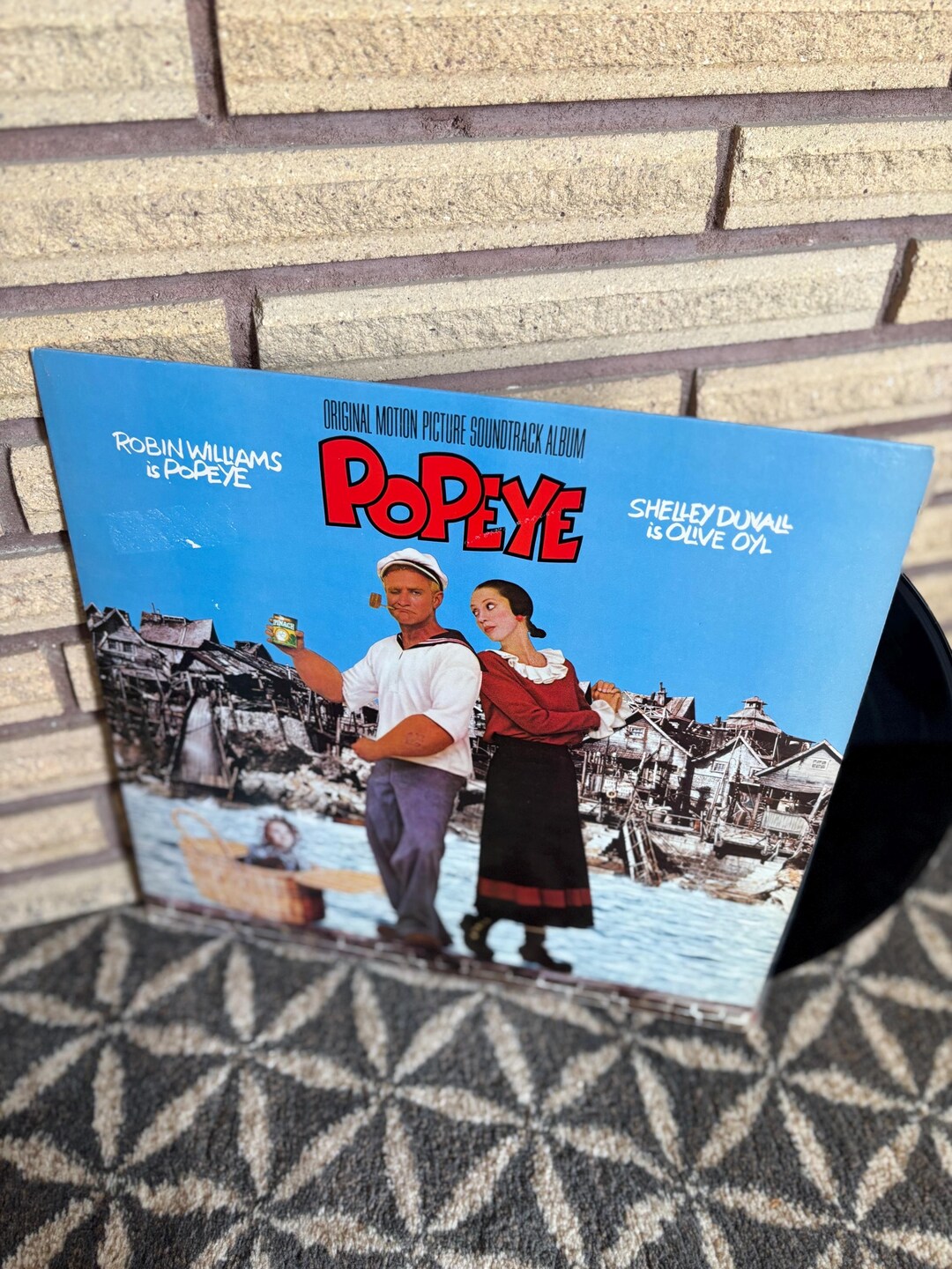 Vintage 80's "popeye" Movie Soundtrack - 1980 - 80's Movie Sound Track ...