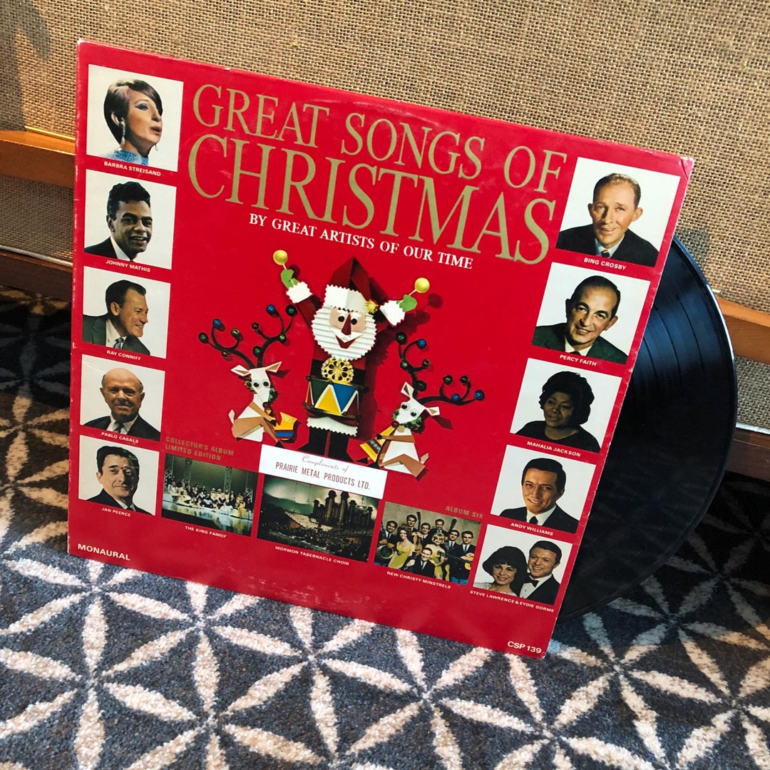 Vintage 60's "great Songs of Christmas by Great Artists" Vol 6 Record ...