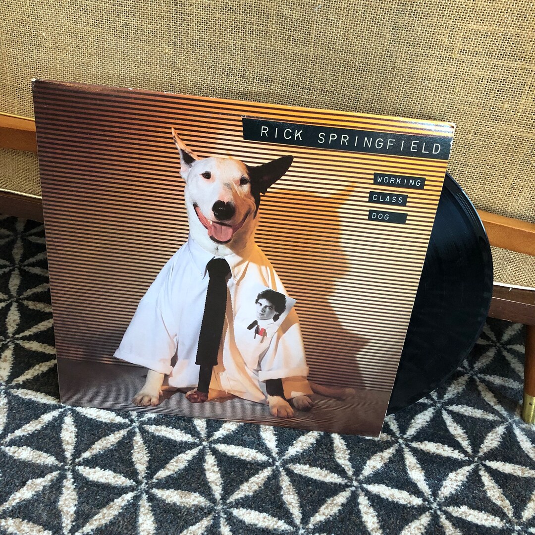 Vintage 80's working Class Dog Rick Springfield Vinyl Record Album 1981 ...