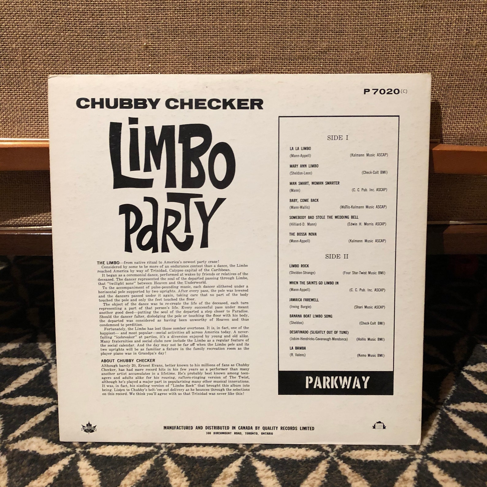 Vintage 60's chubby Checker Limbo Party Vinyl | Etsy