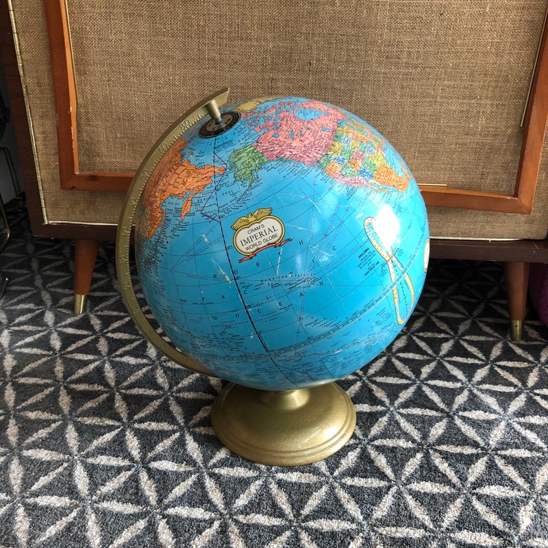 1970s Globe - Etsy