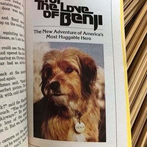 Vintage 70's "benji Books" - 3 - "for the Love of Benji" - "the ...
