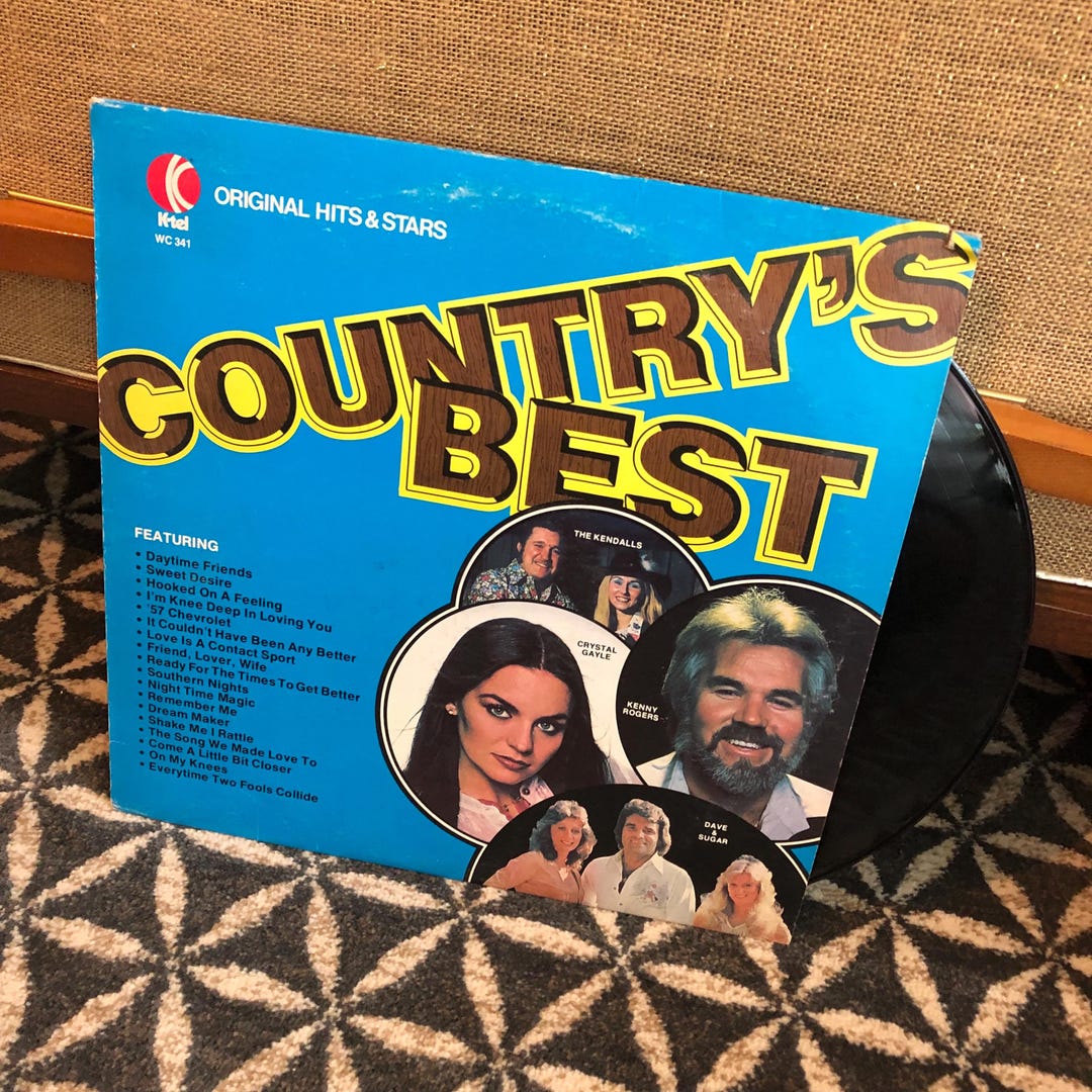 Vintage 70's K-tel "country's Best" Vinyl Record - 70's Album - K-tel Record - 70's Country ...