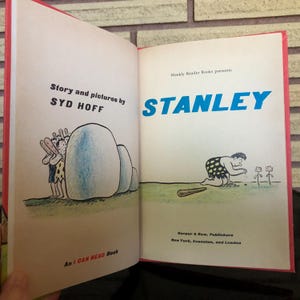 Vintage 60's "stanley" Children's Book - 1962 - an I Can Read Book ...