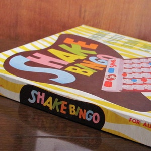 Vintage "shake Bingo" Game - 1960's - Game Night - America's Fastest ...