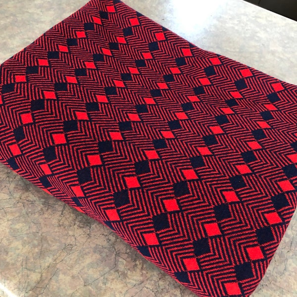 Navy and Red Chevron - Etsy