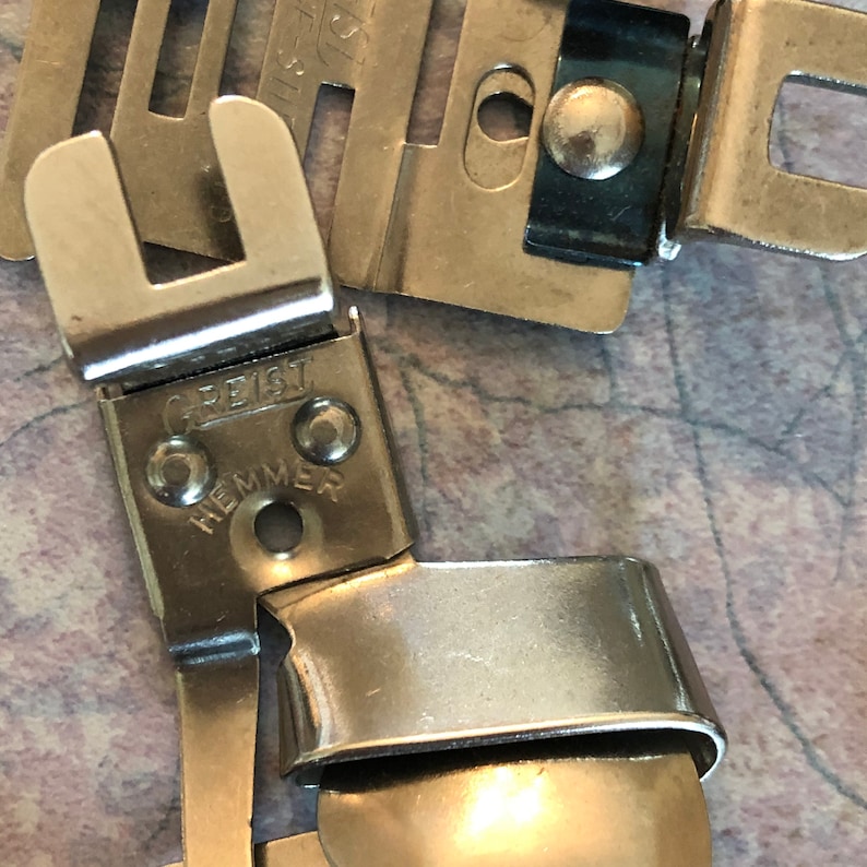 Vintage 60's Greist Sewing Attachments - Shirring Foot - Hemmer - 60's ...