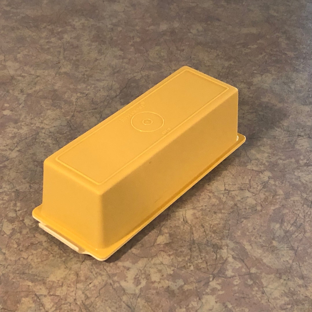Vintage 70's Tupperware Butter Keeper Butter Dish Kitchen Plastic ...