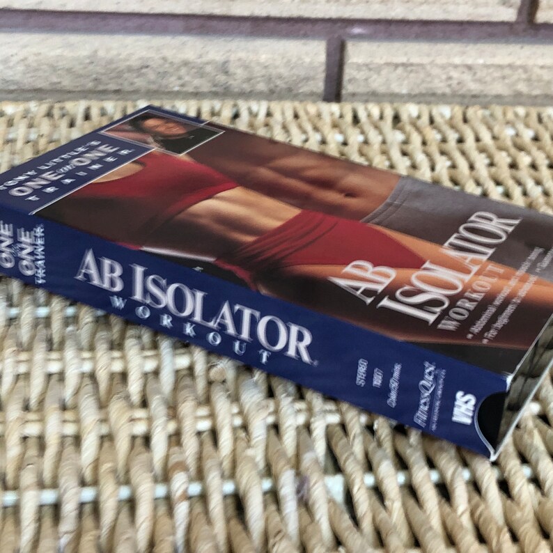Vintage ab Isolator Workout VHS Tape Tony - Etsy