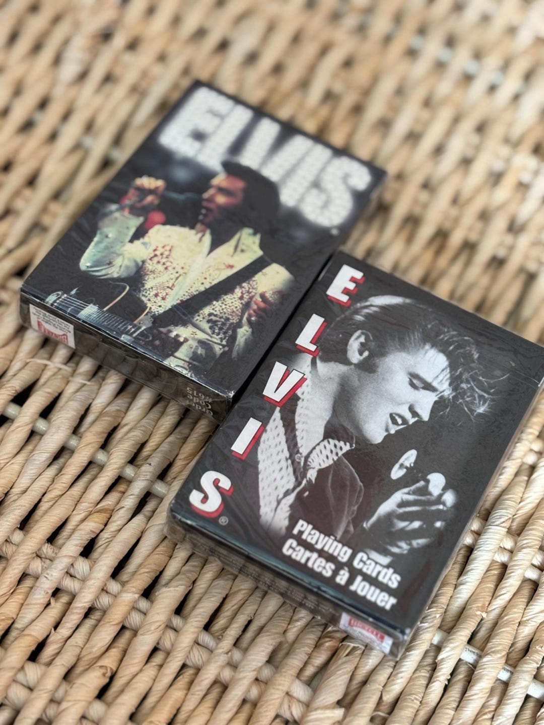 Vintage Elvis Playing Cards - 2 Decks - NEW - Elvis Collectible - Elvis ...