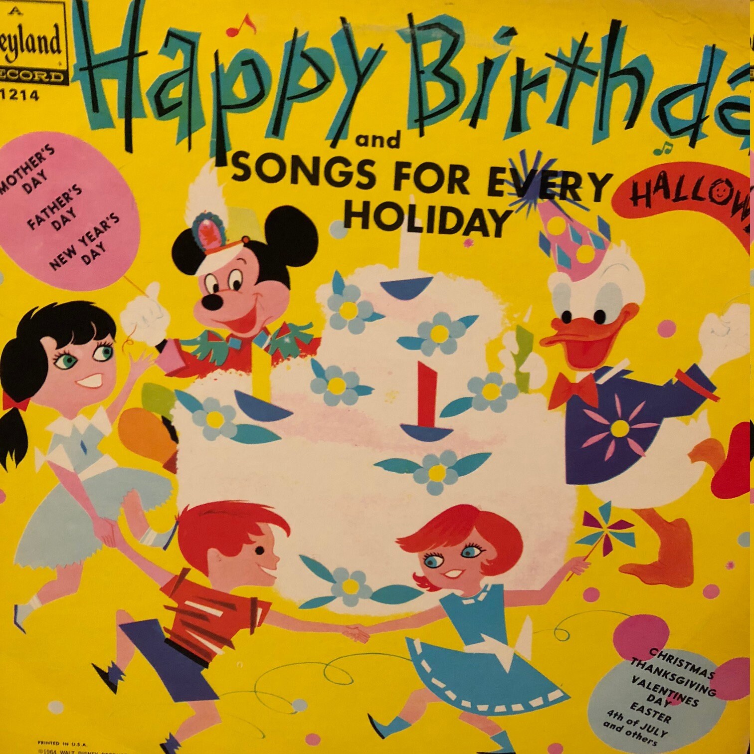 Vintage Happy Birthday and Songs for Every Holiday 1964 | Etsy
