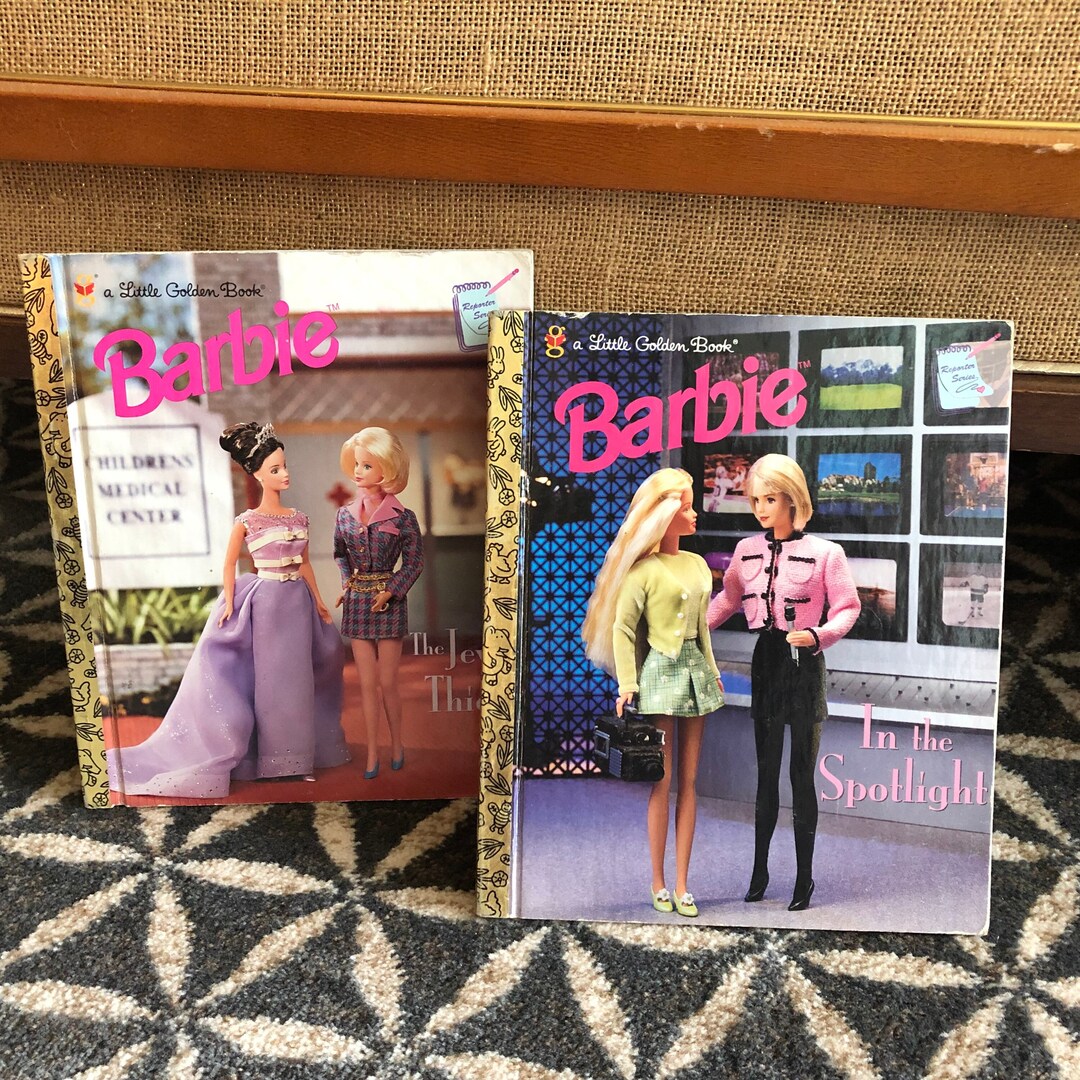 Vintage 90's "barbie" A Little Golden Book - Pair - 1998 - Children's ...
