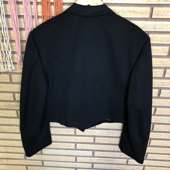 Vintage Canadian Military Uniform Jacket - Black Wool… - Gem