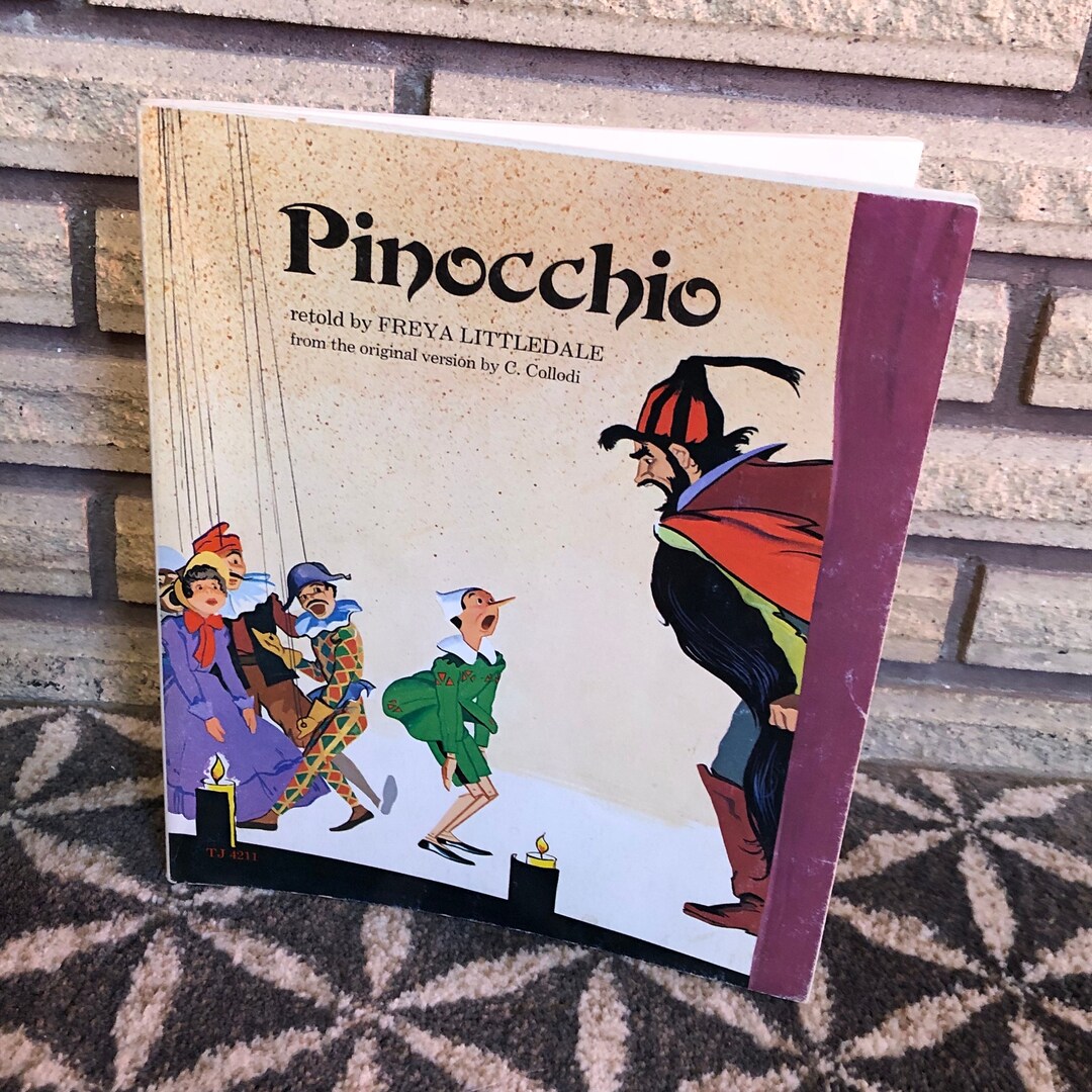 Vintage 70's "pinocchio" - 1979 - Illustrated Book - 70's Fiction Book ...