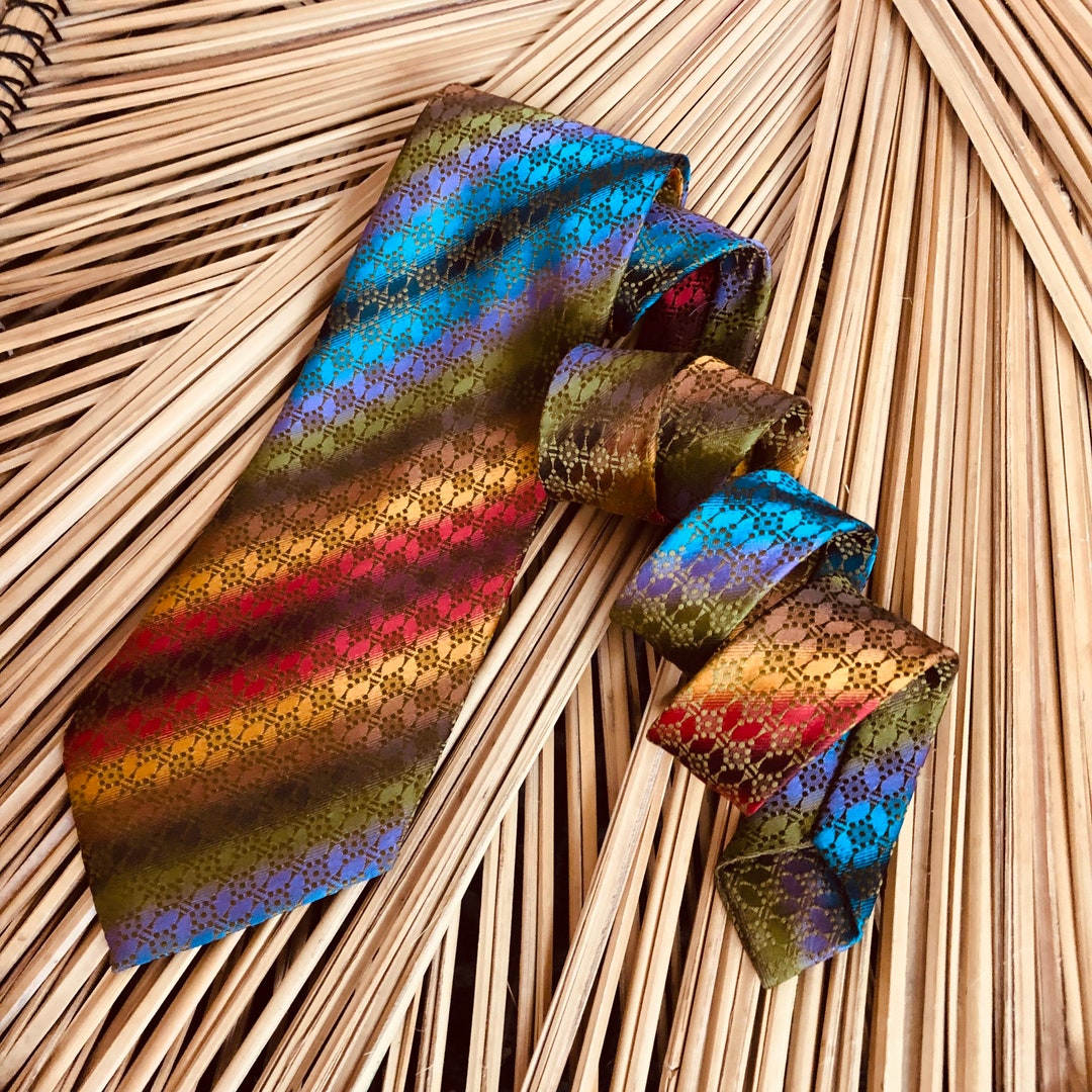 Vintage 70's Retro Gentry Wembley Polyester Neck Tie - 70's Necktie ...