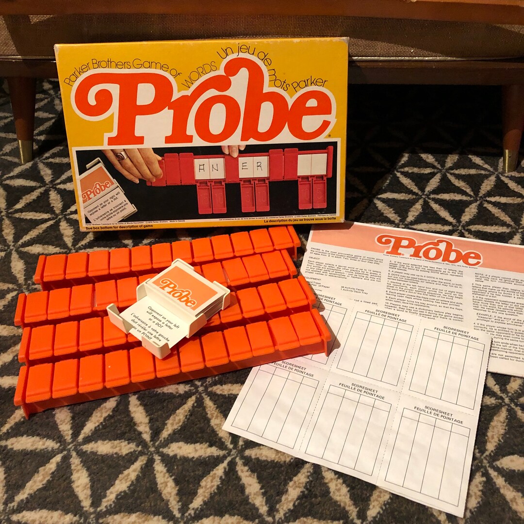 Vintage 70's "probe" Board Game - 8 to Adult - 1976 - Boardgame - 2 - 4 ...