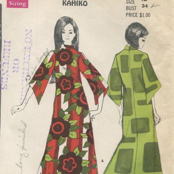 1960s Muumuu Pattern - Etsy