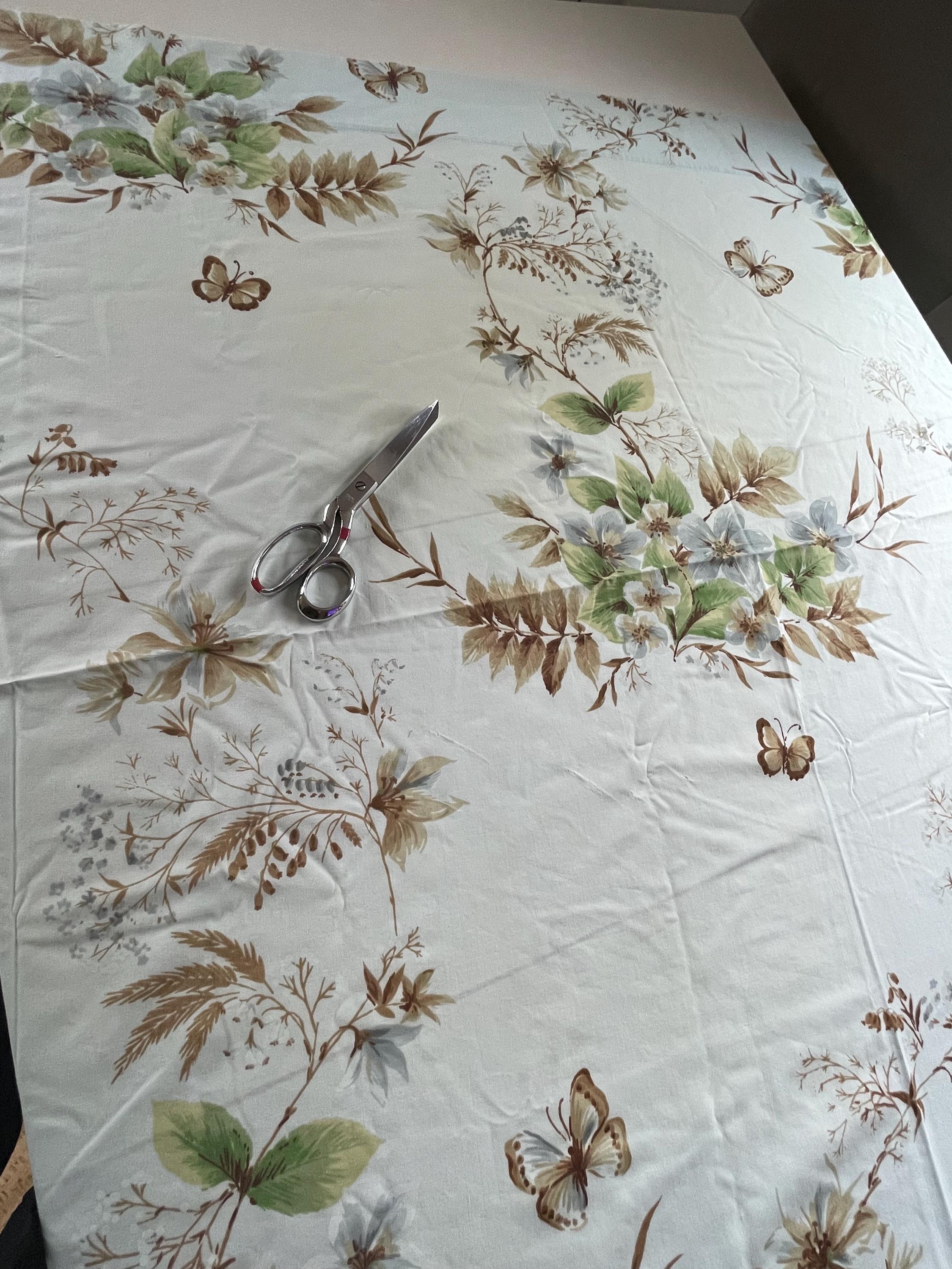 Vintage 80s Springmaid Grace Kelly Cotton No-iron Percale Bed Sheet Set ...