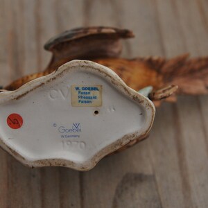 Goebel W. Germany CV 120 Pheasant Figurine Rare Collector's Item - Etsy