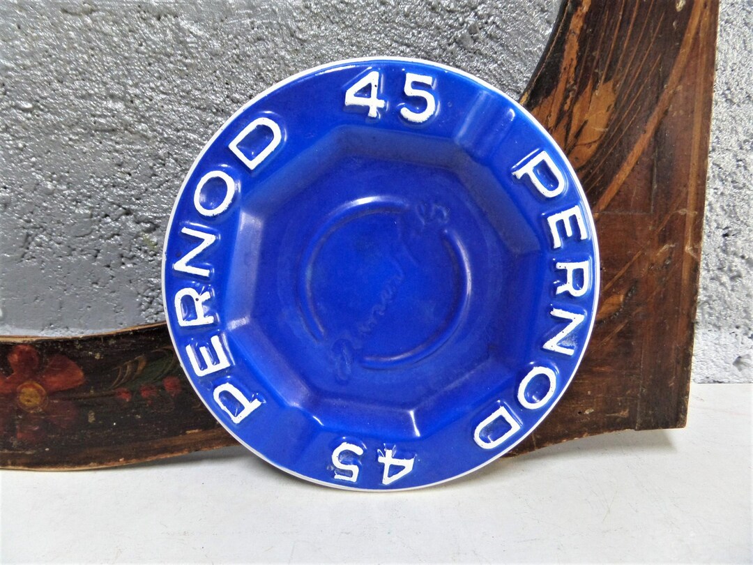 French Vintage Aperitif PERNOD & Fils PERNOD 45 Advertising Faience ...