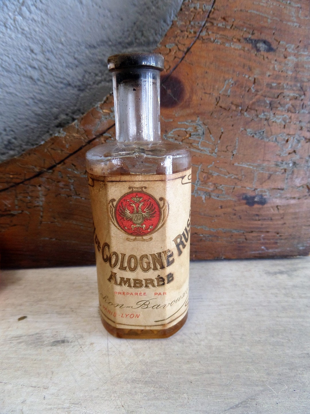 French Vintage Russian Cologne Bottle 1930s - Etsy