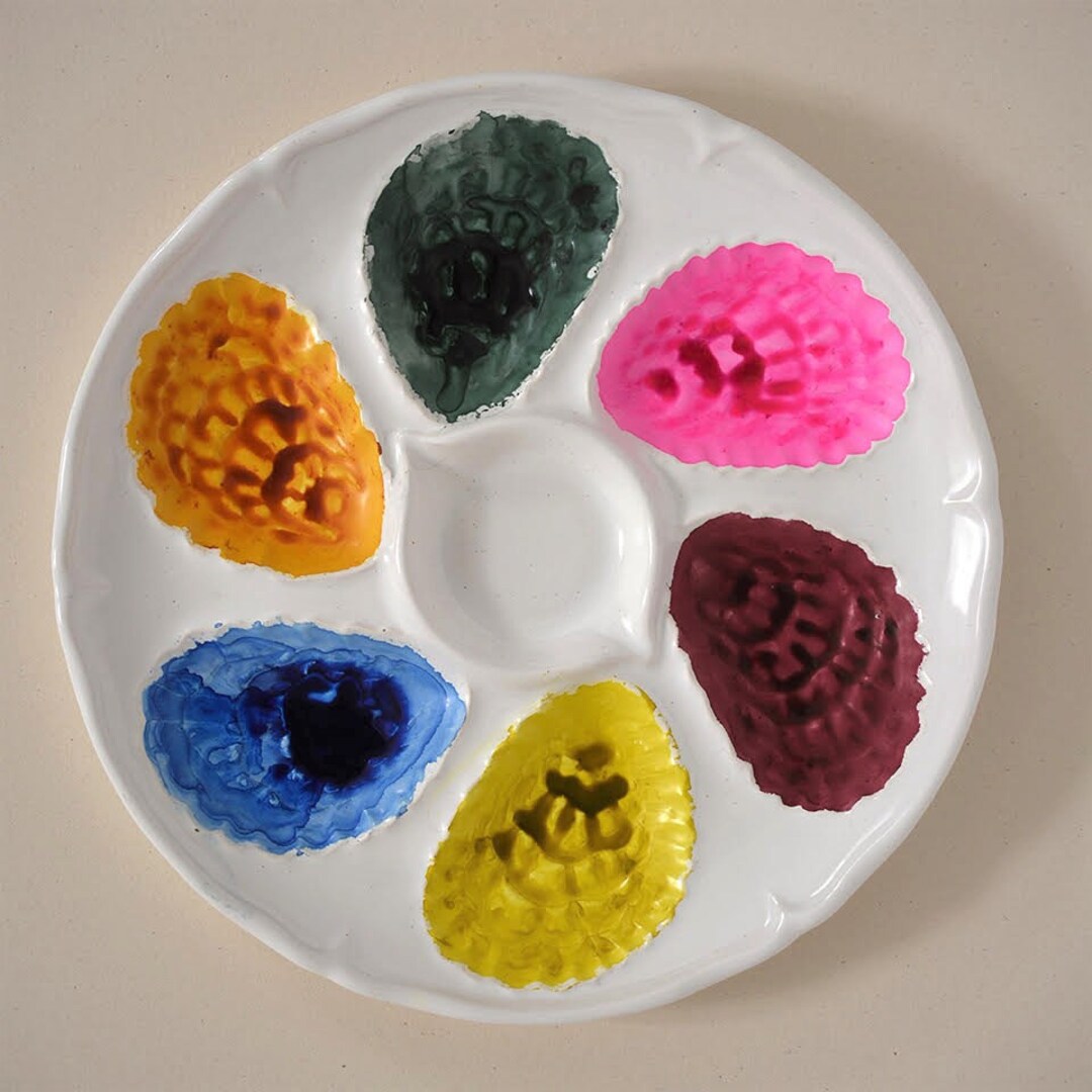 Hand Painted Oyster Plate in Watercolor, Directly Inspired by an Artist ...