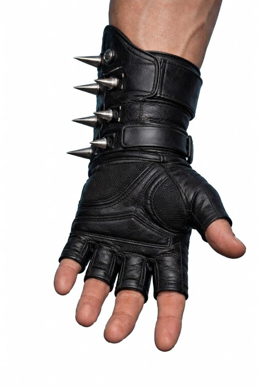 Men's Light up Cyberpunk Harness, Spiked Shoulder Armor,techwear Chest ...