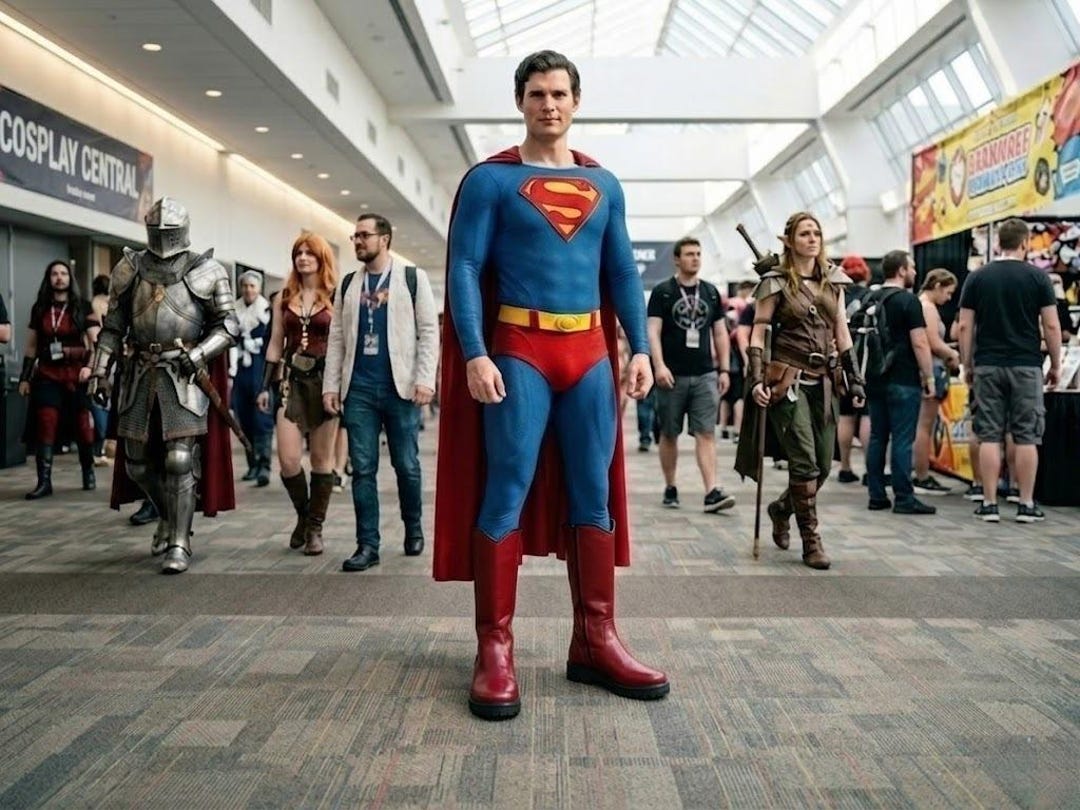 Super Man Inspired Superhero Suit - 2026 Edition Tactical Red and Blue ...