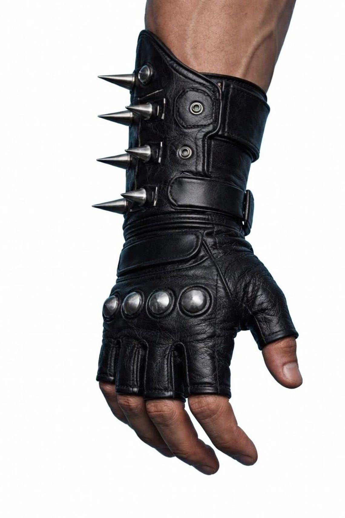 Men's Light up Cyberpunk Harness, Spiked Shoulder Armor,techwear Chest ...