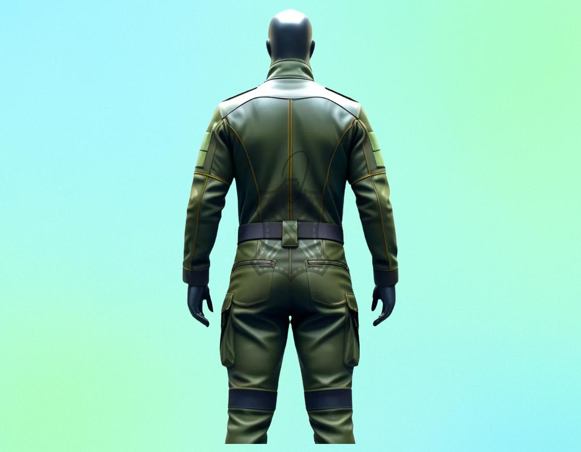 Custom Handmade Rugged Tactical Leather Green Combat Utility Jumpsuit ...