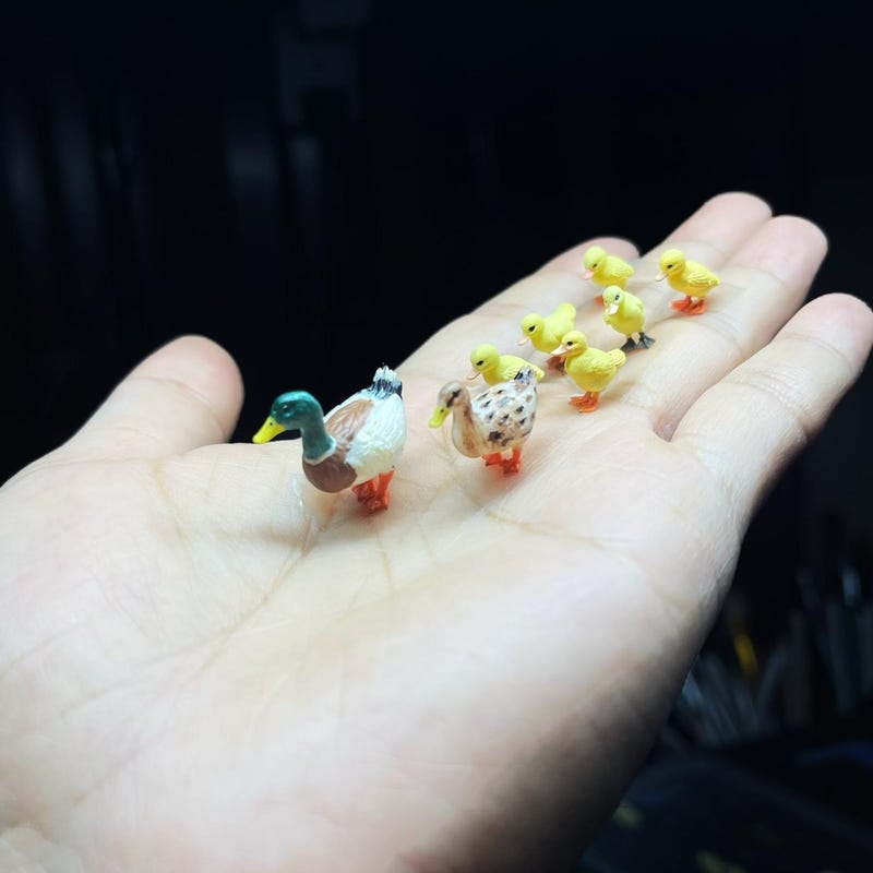 Miniature Resin Animal Figurines - Etsy