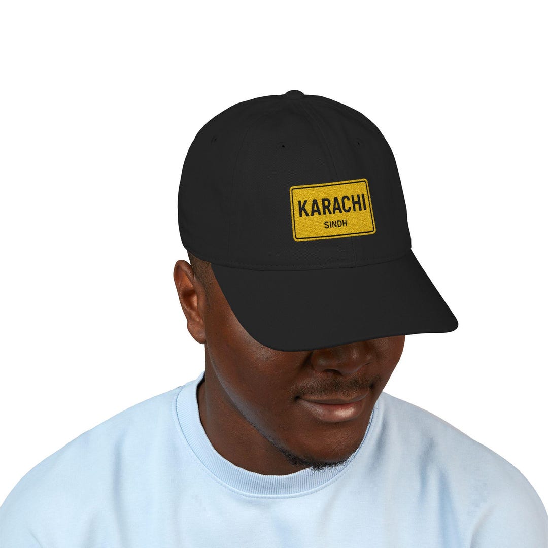 Embroidered Karachi Sindh Cap, Pakistani Nostalgia Baseball Hat ...