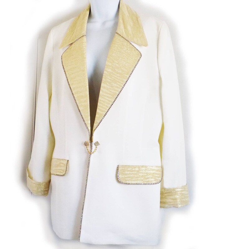 White Evening Jacket - Etsy