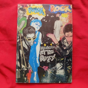1978 "punk ROCK, 1000 Nights at the Roxy" Book on British Punk Rock ...