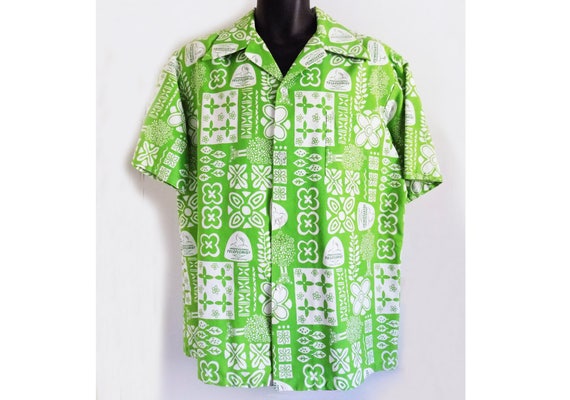 1970s Teleflora Hawaiian Shirt / Advertising / 1973 /… - Gem