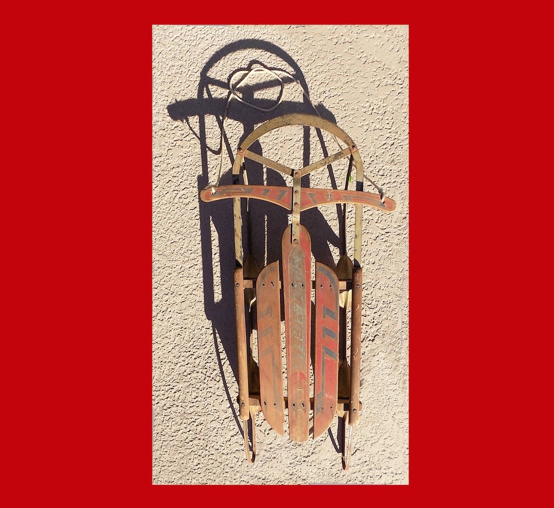 1954 Silver Streak Sled, by Garton Toy Company, Smaller Yoke Front ...